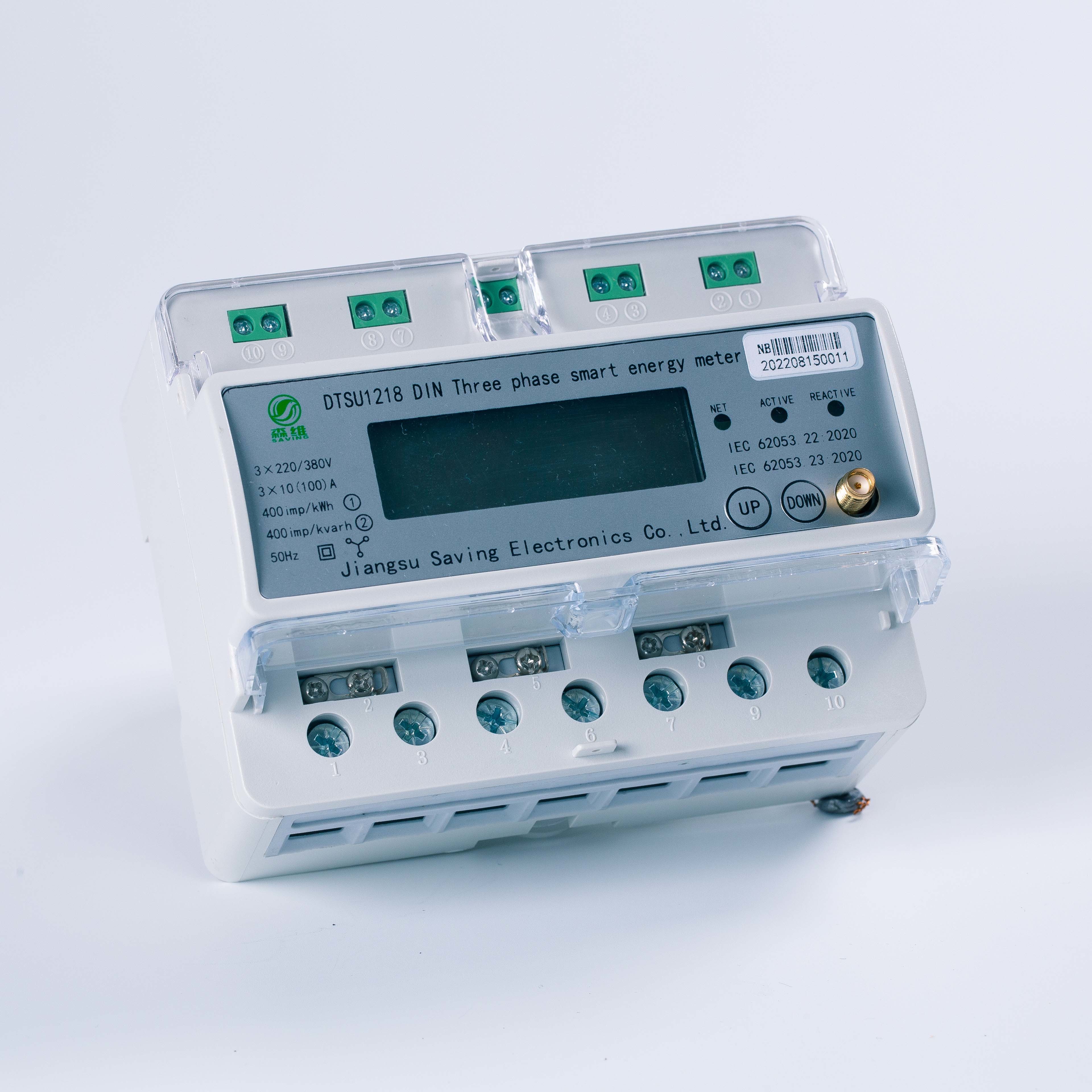 Mètre payé d'avance triphasé intelligent Wifi d'énergie mètre d'énergie ...