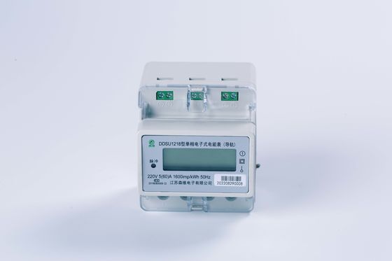 le monophasé de 220V 60A a payé d'avance le mètre intelligent de rail ...